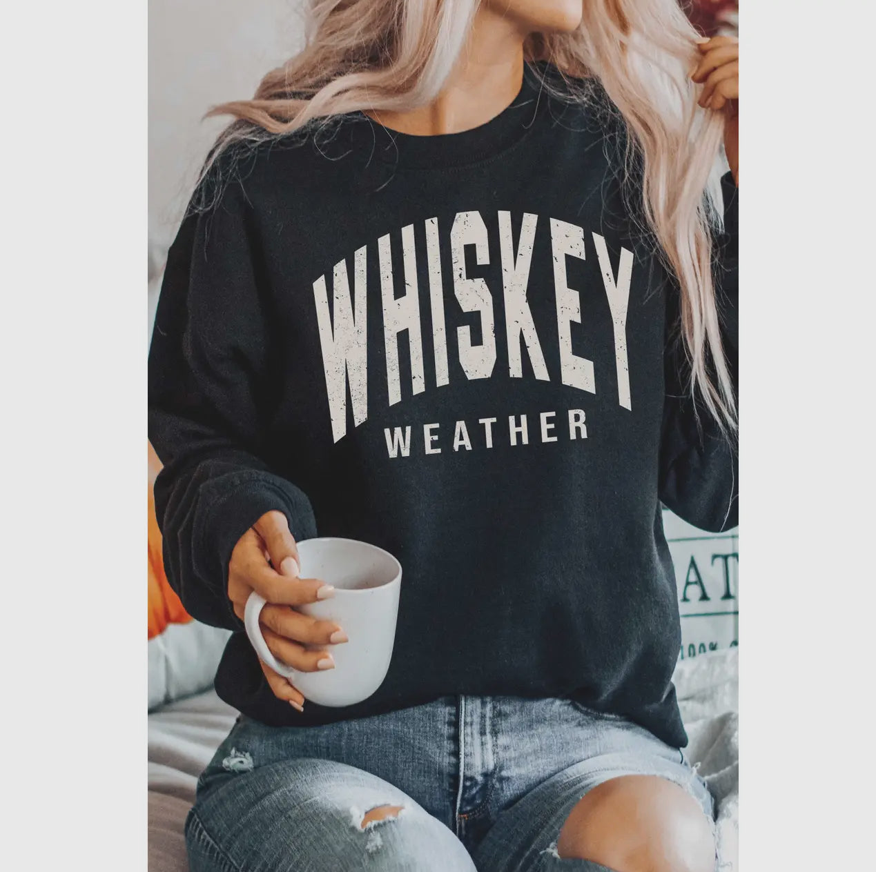 Whiskey Weather Crewneck – West River Whiskey Co
